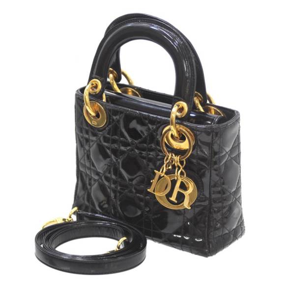 Dior | Bags | Christian Dior Dior Lady 2way Bag Handbag Shoulder | Poshmark
